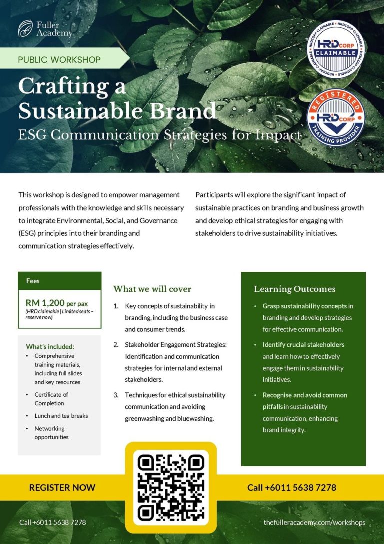 ESG & Sustainability Trainings, Workshops & Seminars - Fuller Academy