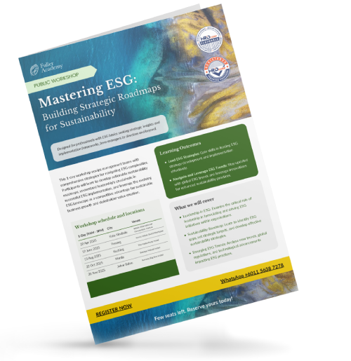 Mastering ESG: Building Strategic Roadmaps for Sustainability Training ...